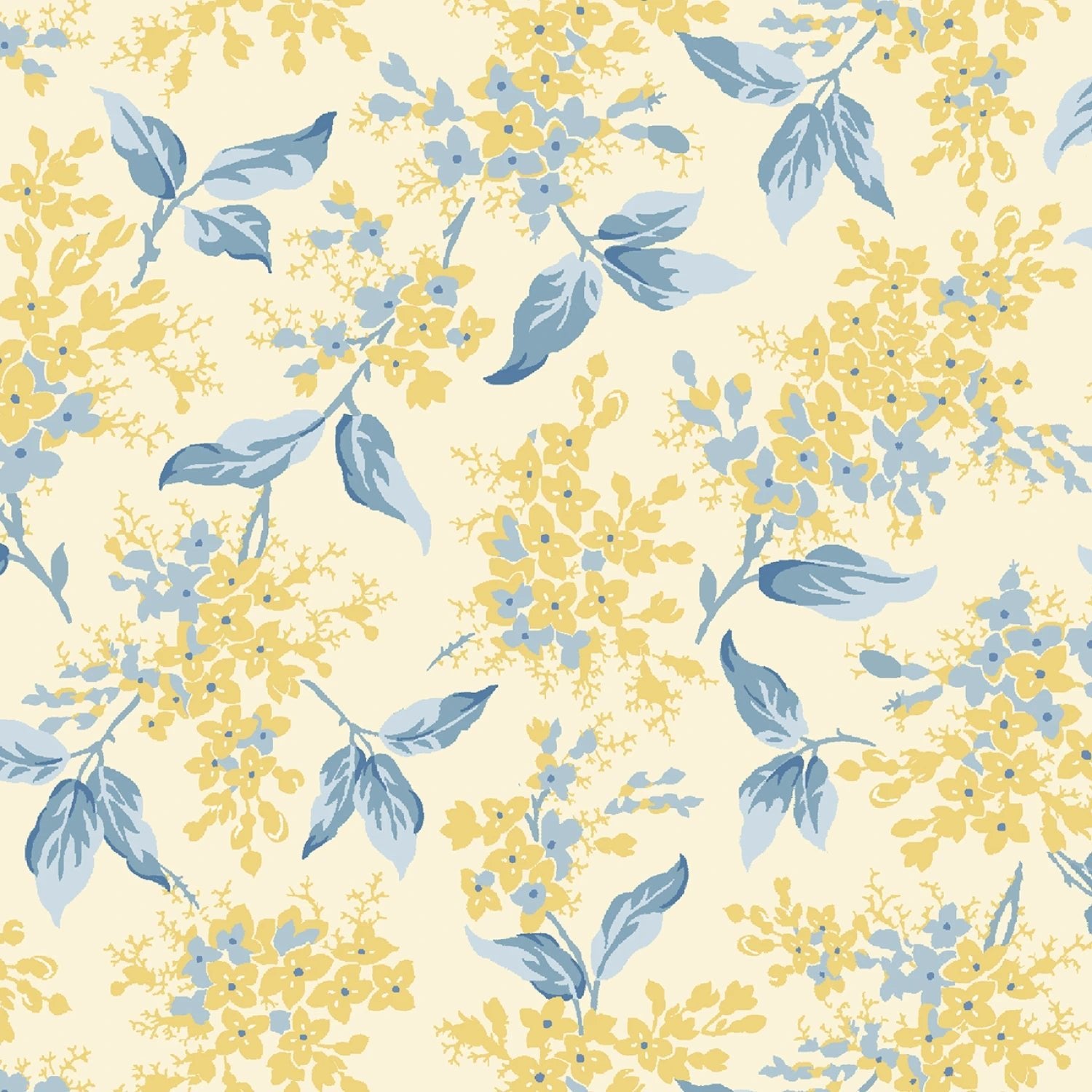 Cream Floral Branches | 108” Cotton (QB581582D-CREAM) - Sold in UNITS ...