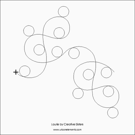 Laurie – 10” Paper Pantograph - Maple Leaf Quilting Company Ltd. Grande ...