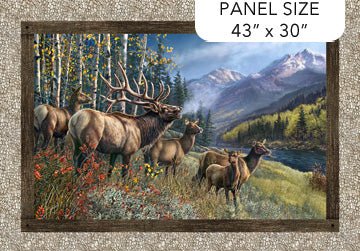 Timber Trail - Naturescapes - 43" x 30" Panel (DP28575-14) - Maple Leaf ...