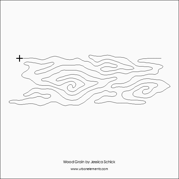 Wood Grain - 9” Paper Pantograph - Maple Leaf Quilting Company Ltd ...